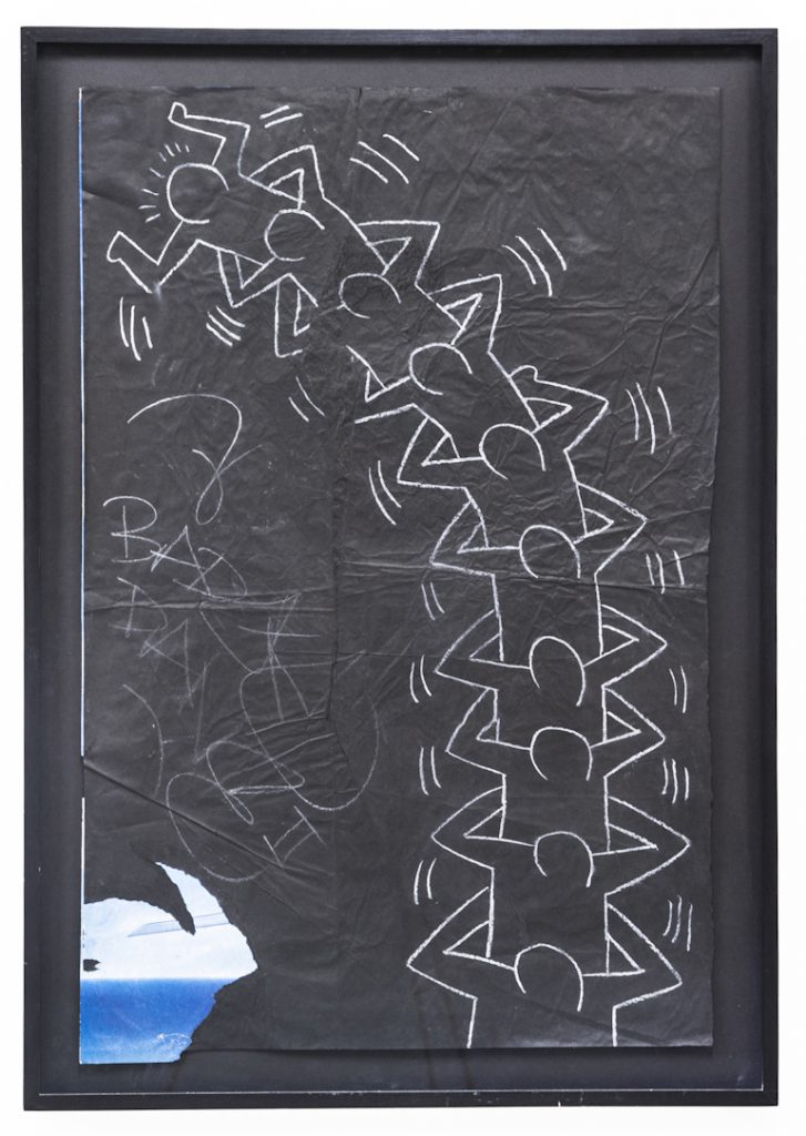 Keith Haring Subway Chalk Drawings