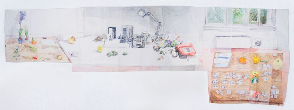 Dawn Clements, Living Large: A Survey - Mana Contemporary